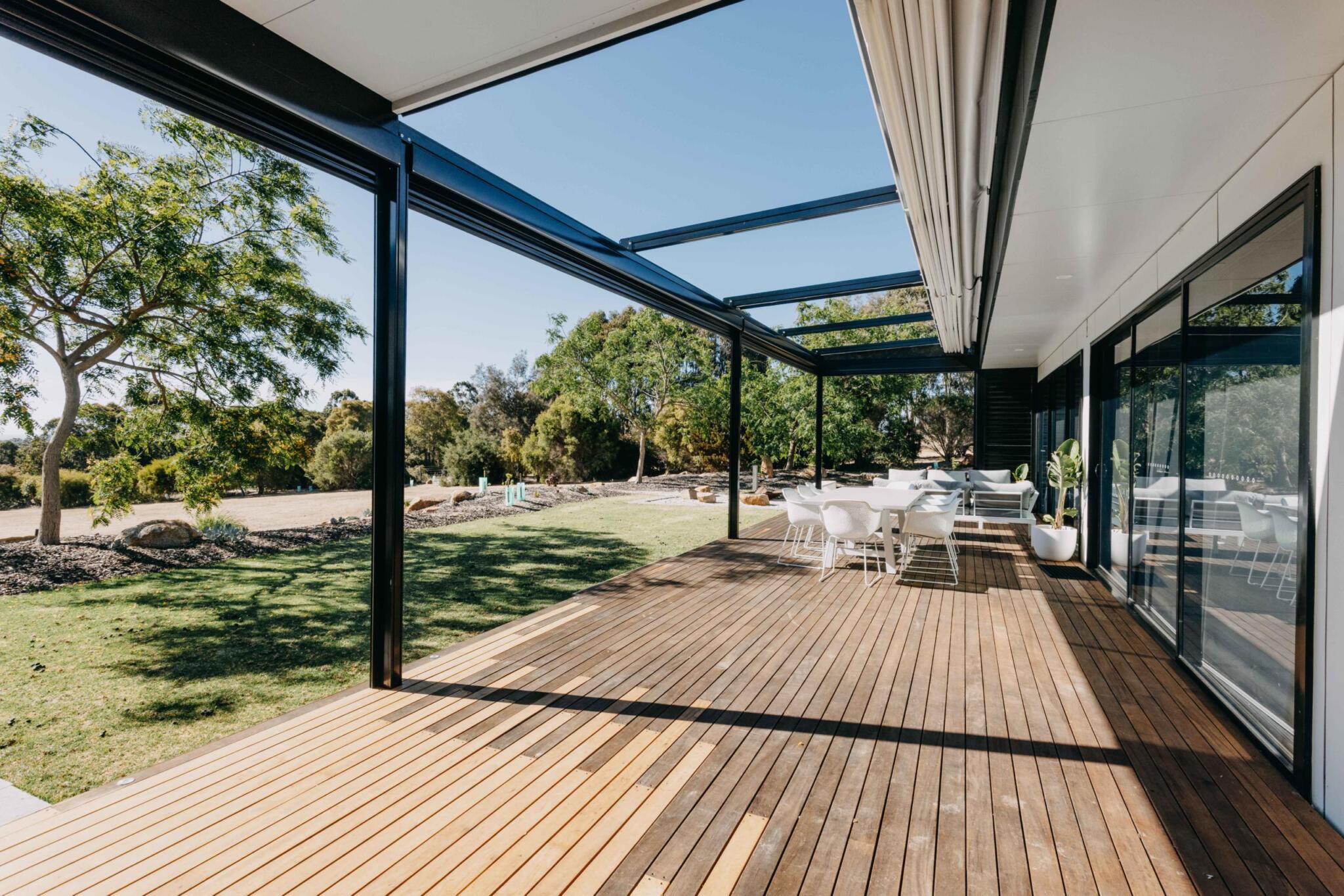 Retractable Roof Systems | Custom Roofs Perth