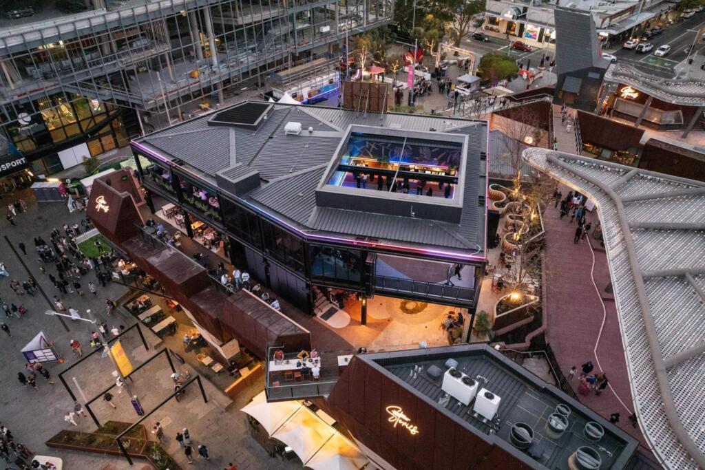 Stories Yagan Square Louvre Roof Project | Cover Co